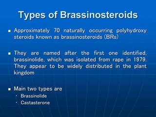 Brassinosteroids | PPTX