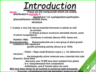 Brassinosteroids plant harmones | PPT