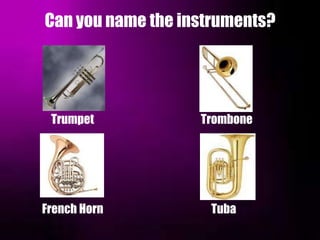 Brass Instruments With Names