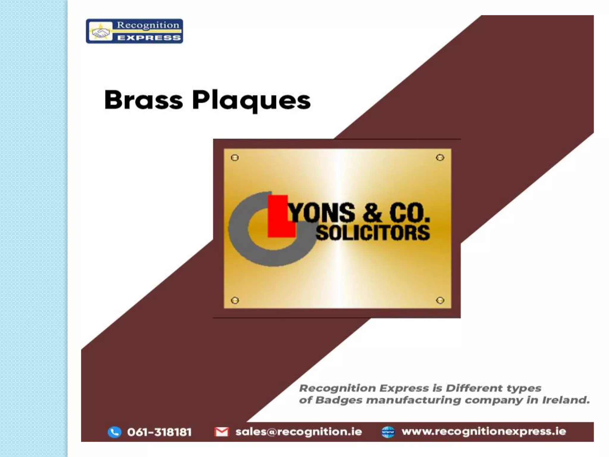 Brass Plaques | PPT