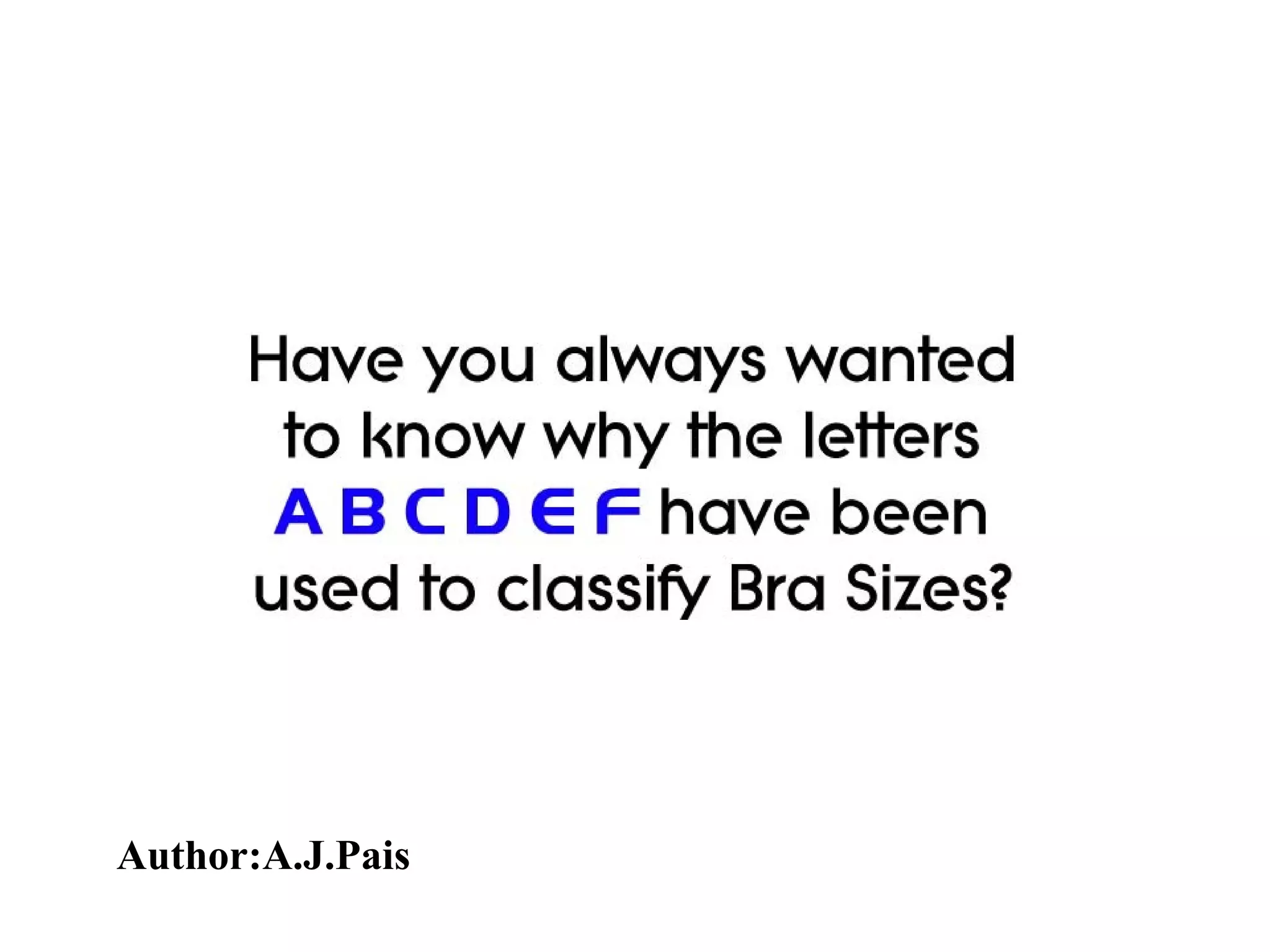 Bra terminology | PPS