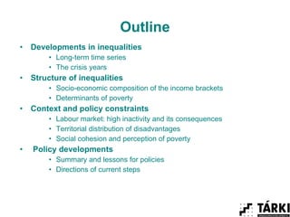 István György Tóth: Income poverty and income inequality in Hungary | PPT