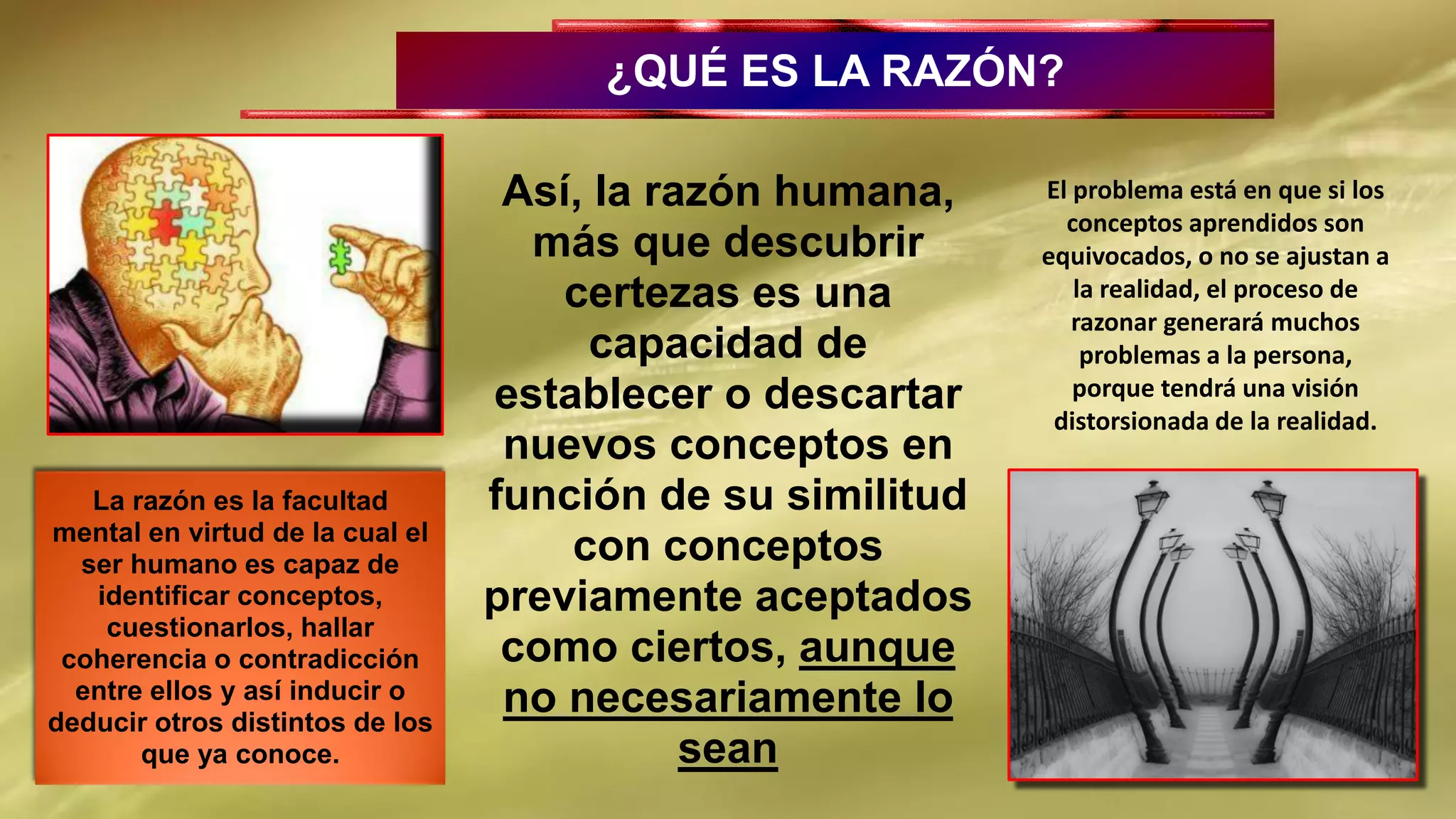 La razón en el proceso de superación personal | PPT