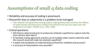 Braun, Clake & Hayfield Foundations of Qualitative Research 1 Part 1 | PPT