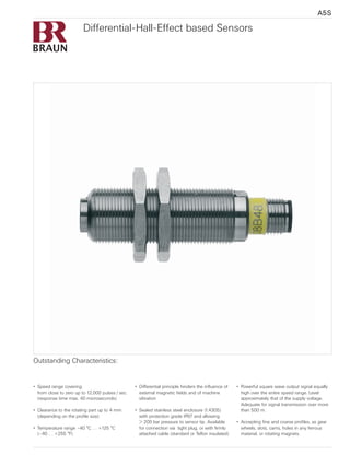 Braun differential hall effect based sensor | PDF