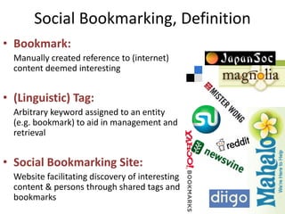 Semantics To The Bookmarks: A Review of Social Semantic Bookmarking ...