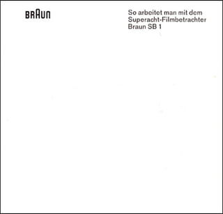 Braun super 8 film viewer user manual_german | PPT