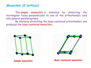 Bravais lattices | PPT