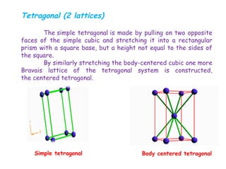 Bravais lattices | PPT