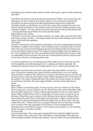 Braveheart notes in relation to higher paper. | DOCX