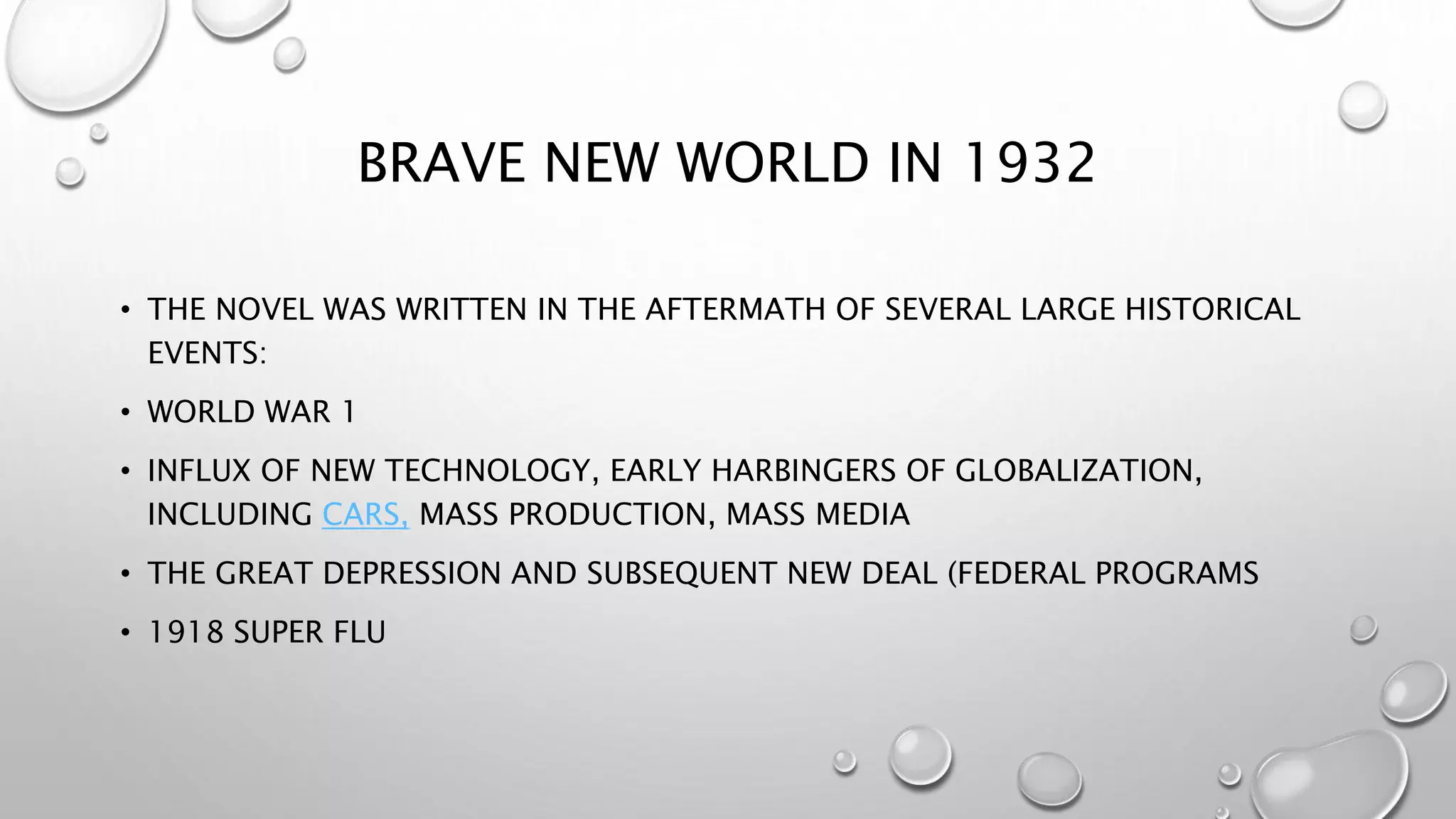 Brave New World | PPTX