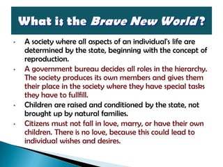 Brave new world prereading ppt | PDF