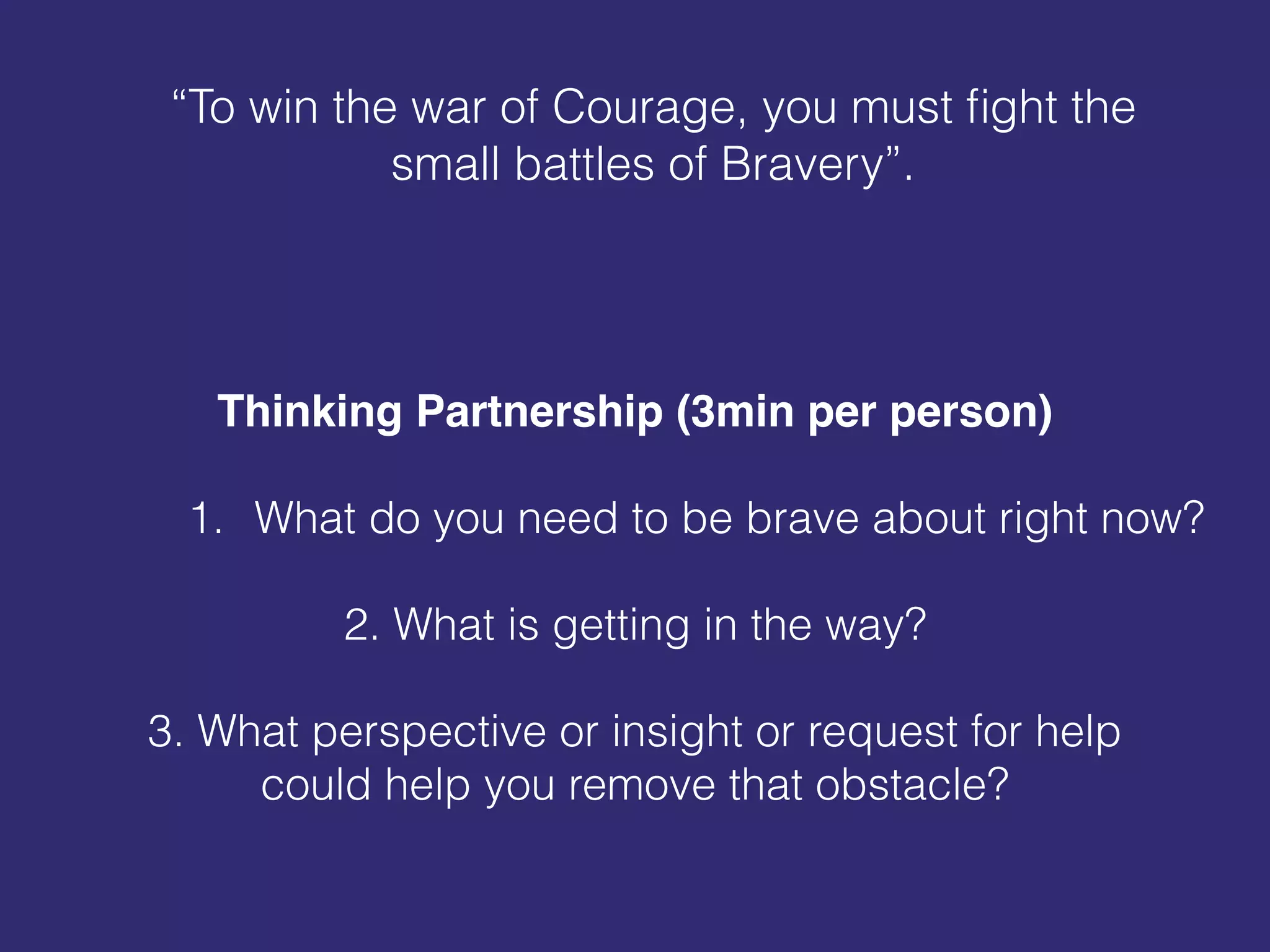 Bravery as a leadership practice | PPT