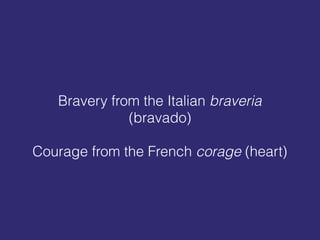 Bravery as a leadership practice | PDF