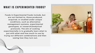 factors that affects the success of experimented food products | PDF