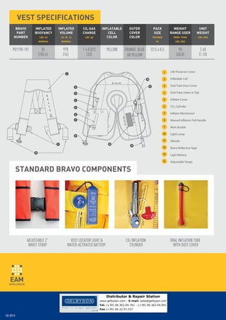 Bravo continous wear pfd | PDF