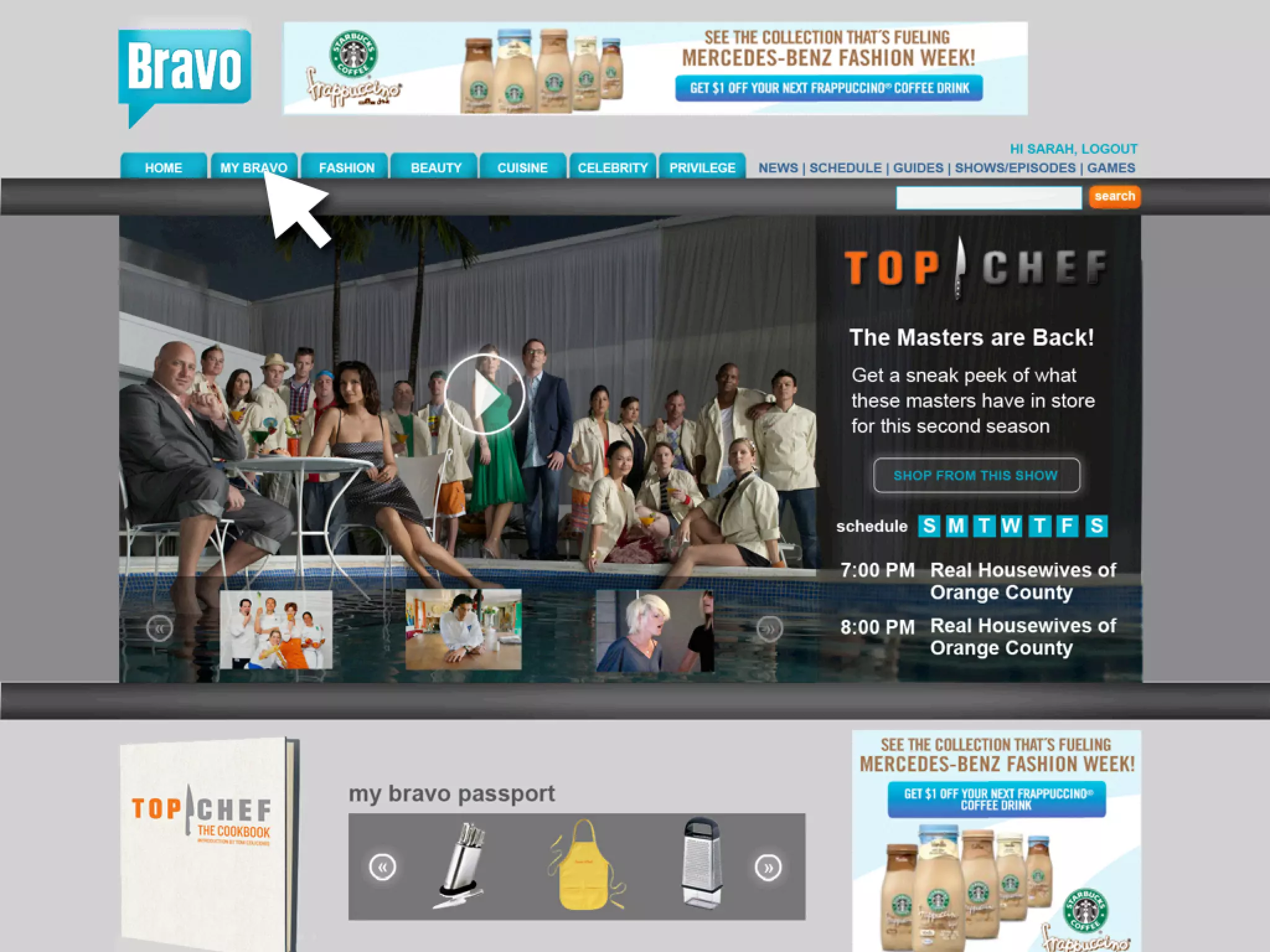 Bravo TV Website | PDF