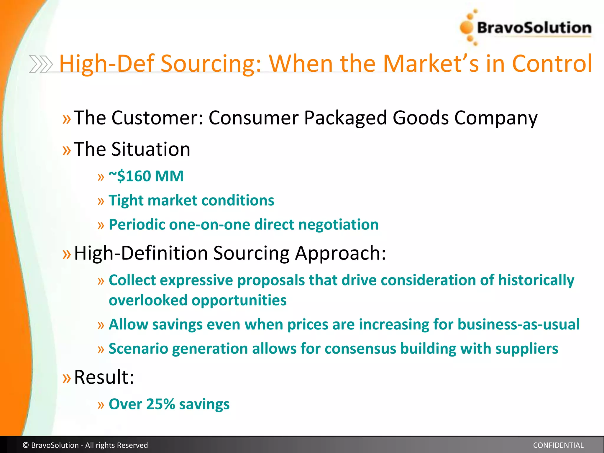 High-Definition Sourcing: Going Beyond Traditional Sourcing | PPTX