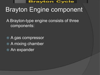 Brayton cycle | PPTX