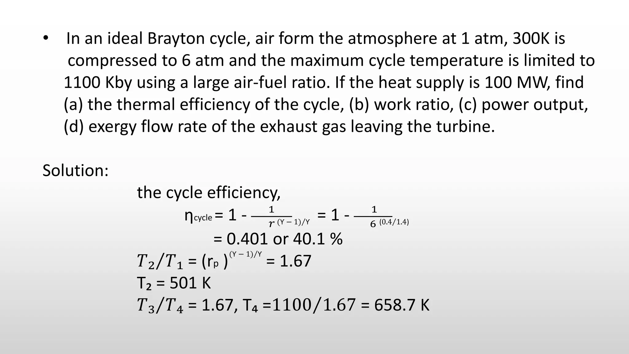 Brayton cycle | PPT