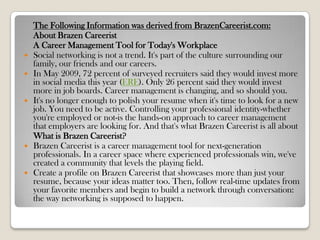 Brazen Careerist | PPT