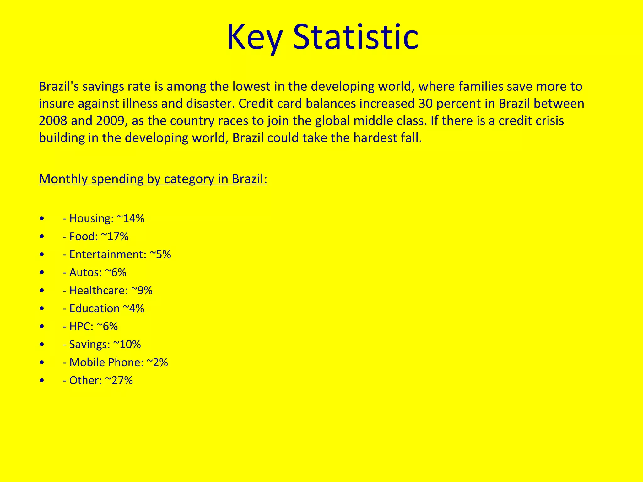 Consumer Behavior in Brazil | PPT