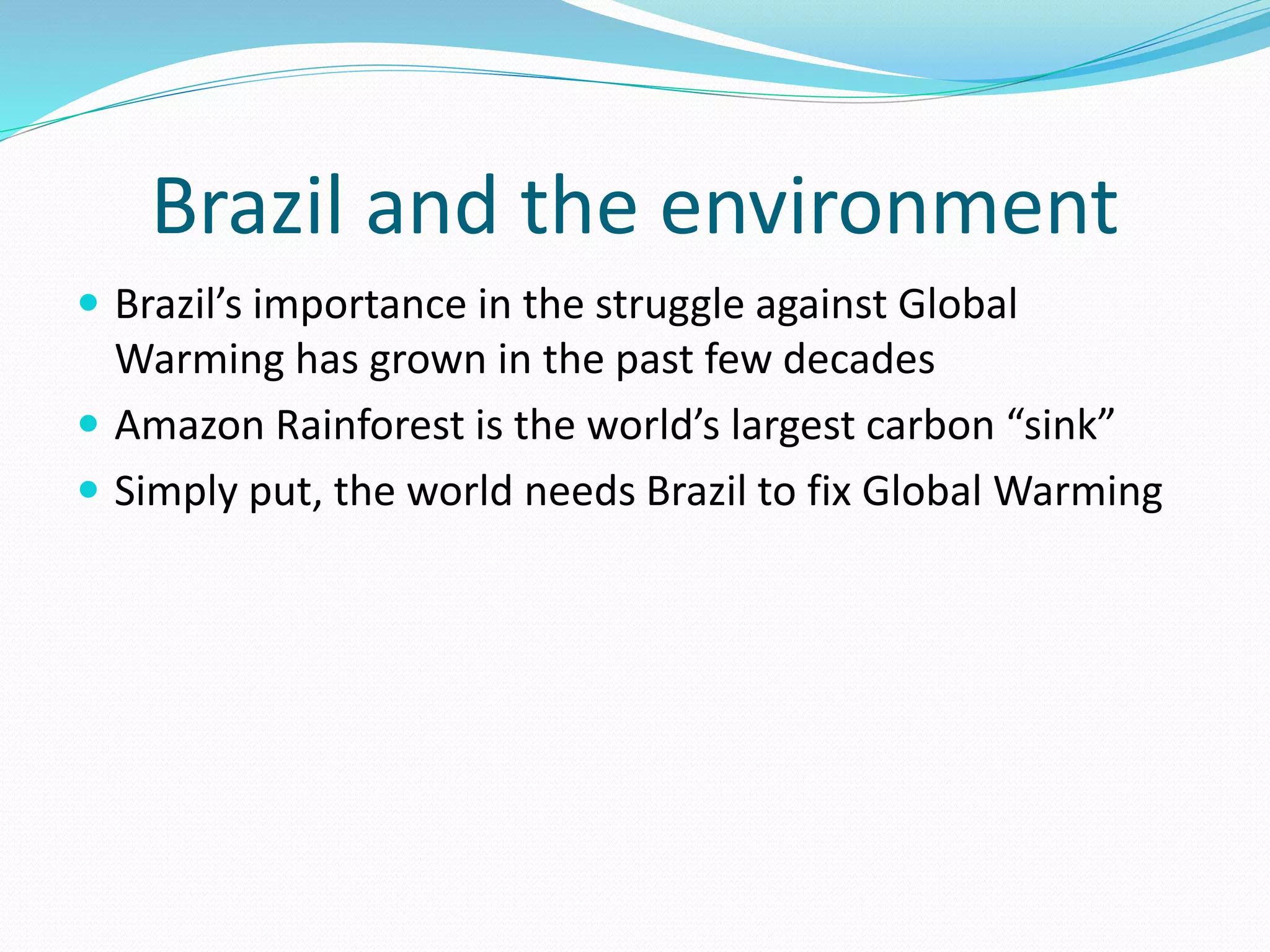 Brazil - Leaving Cert Geography | PPTX