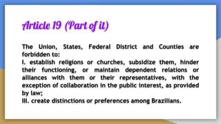 Constitution of Brazil | PPTX
