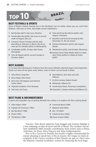 Brazil 7 Getting Started | PDF | South America Travel | Travel Locations