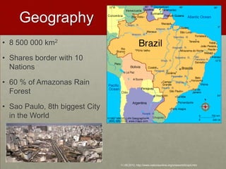 Brazil the leader of south america | PPTX
