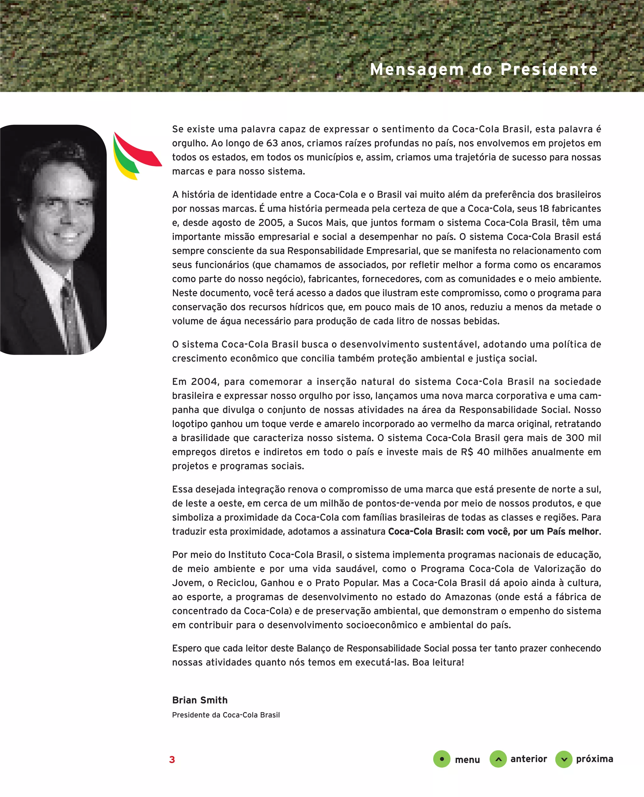 Responsabilidade Social da Coca-Cola | PDF
