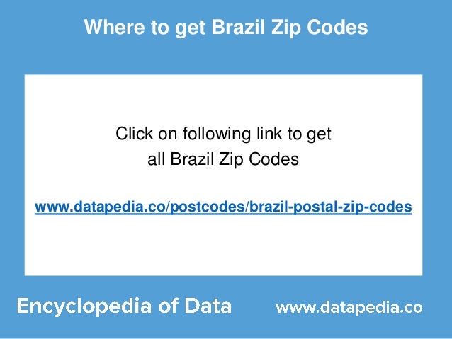 About Brazil Postal Zip Code Finder