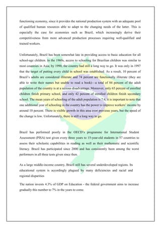 Brazil country analysis report | PDF