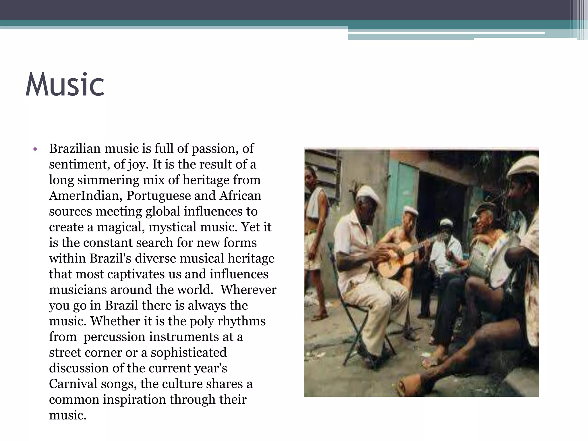 Brazil culture | PPTX