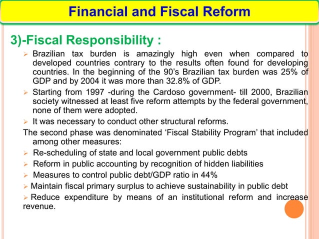 Brazil economic development | PPT | Free Download