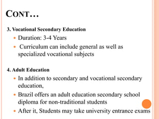 Brazil (education system) | PPTX