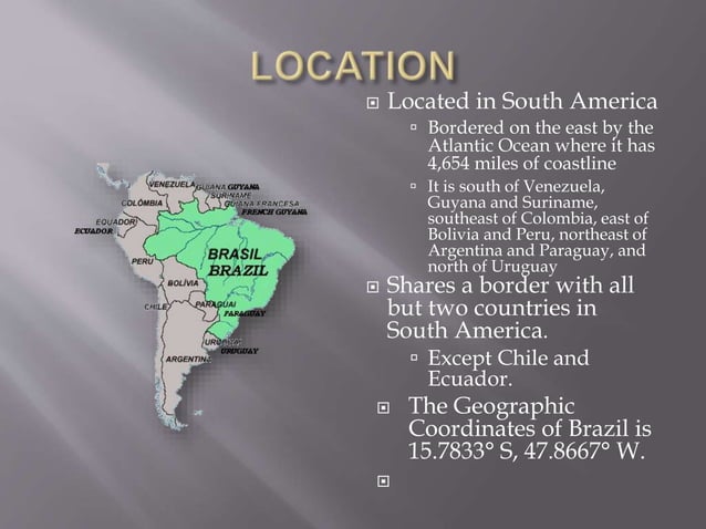Brazil geography | PPTX