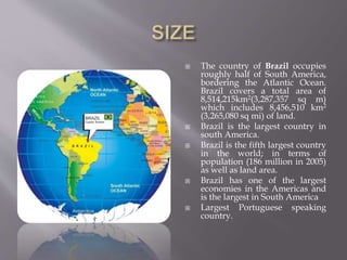 Brazil geography | PPTX