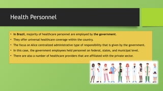BRAZIL HEALTH SYSTEM powerpoint to showcase | PPTX