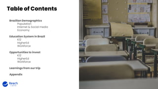 Brazil EdTech Market by Reach Capital | PDF