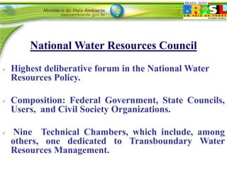 Brazilian Successful Experiences in Water Resource Management | PPT