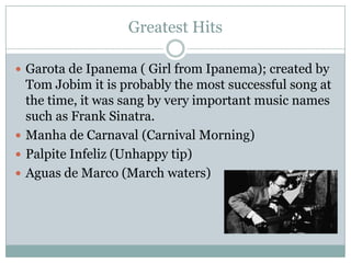 Brazilian bossa nova presentation | PPT