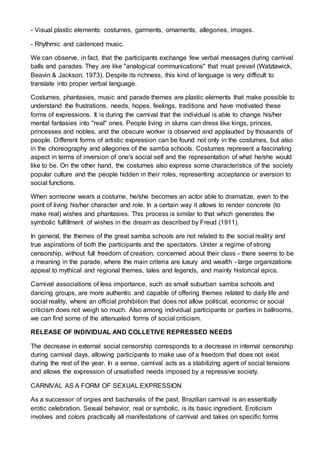 Brazilian carnival, a psycho social approach | PDF
