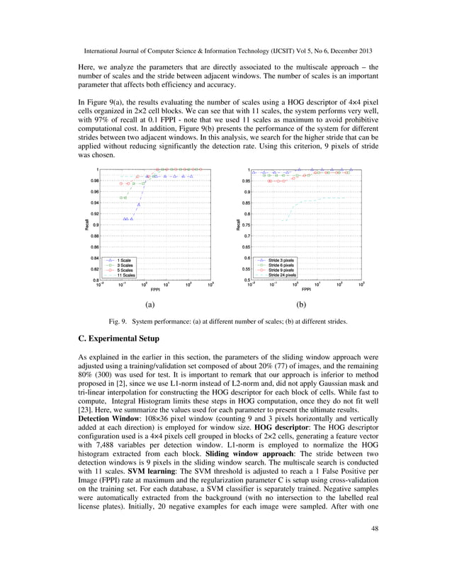 Brazilian License Plate Detection Using Histogram of Oriented Gradients and Sliding Windows | PDF