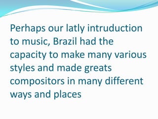 Brazilian Music | PPTX