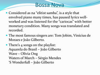 Brazilian Music | PPTX