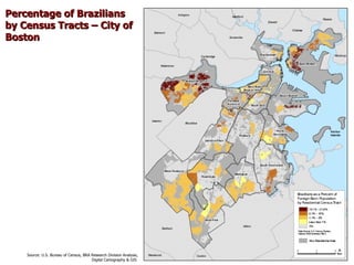 Brazilians in the United States, Massachusetts and Boston | PPT