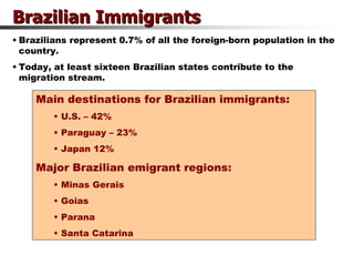Brazilians in the United States, Massachusetts and Boston | PPT