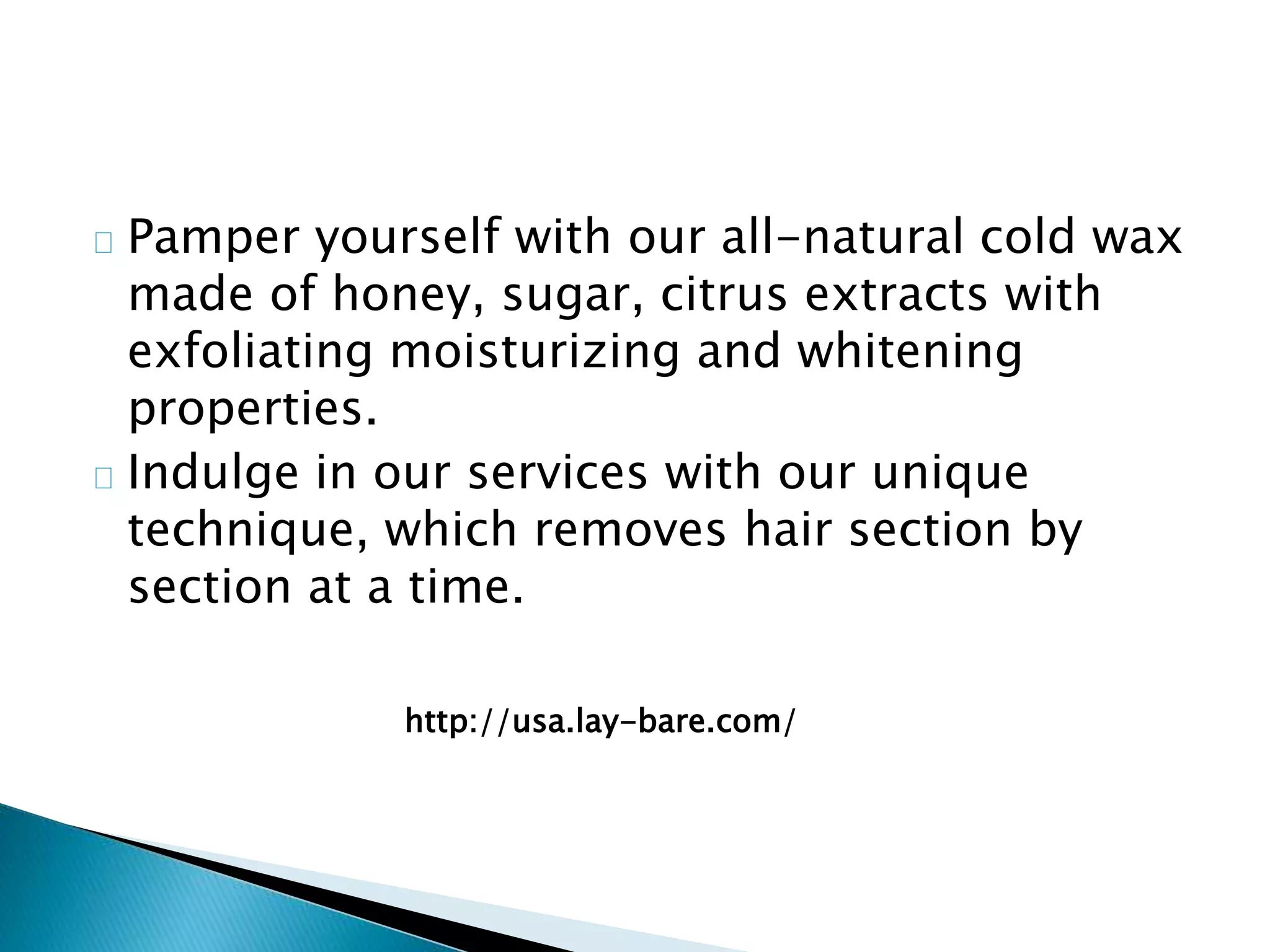 Brazilian wax and hair removal los angeles | PPTX