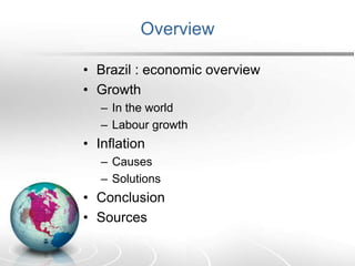 Brazil inflation & growth | PPTX